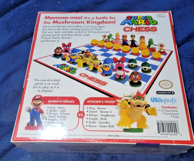 USAOPOLY SUPER MARIO Chess Collectors Edition Board Game £34.78 ...