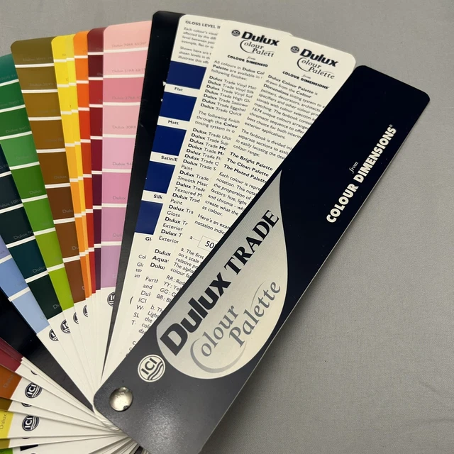 DULUX TRADE COLOUR palette chart From Colour Dimensions £18.99 ...