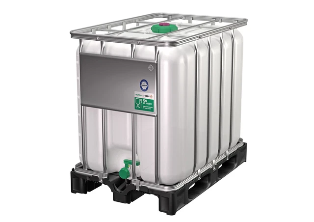 WERIT 600L IBC Container auf PE-Palette NEU, Regenwassertank ...