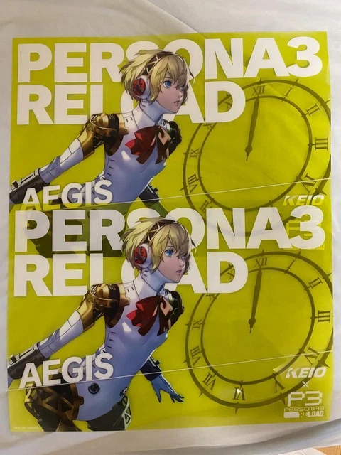 PERSONA 3 RELOAD Keio Electric Railway Clear Poster Aigis Set Of 2 £41. ...