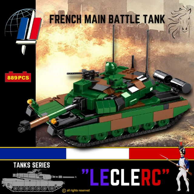 LEGO COBI 3024 Leclerc Char French Main Battle Tank Ww2 Panzer Military ...