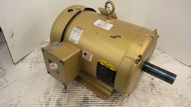BALDOR EM3711T 10 HP AC Motor 3600 RPM 2P 3 Phase 215T 208-230/460 V ...