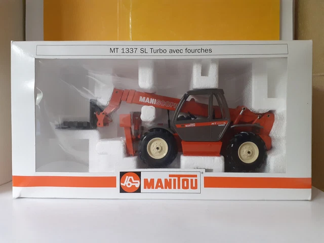 MANITOU MT 1337 SL Turbo Loader; Joal Die Cast; 1:25 Scale Model; Mint ...