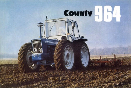 A3 FORD COUNTY 964 Vintage Tractor Brochure Poster Leaflet £5.95 ...
