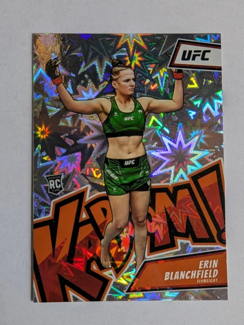 2023 PANINI CHRONICLES Kaboom UFC RC Erin Blanchfield #9 Rookie Kaboom ...
