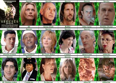SPECIES (1995) MOVIE trading cards. Sil Natasha Henstridge Ben Kingsley ...