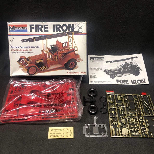 MONOGRAM FIRE IRON Show Rod Tom Daniel 100% Complete 7530 Old Time Fire ...