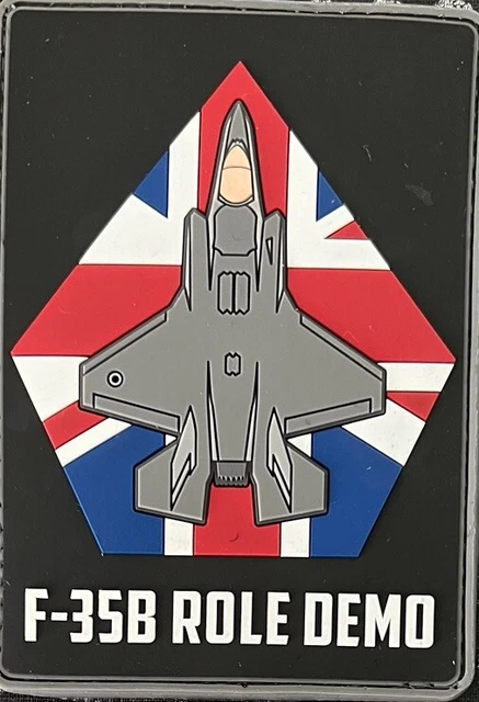 RAF F-35B, LIGHTNING II, 2024 Role demo FACS PVC Patch. EUR 28,89 ...