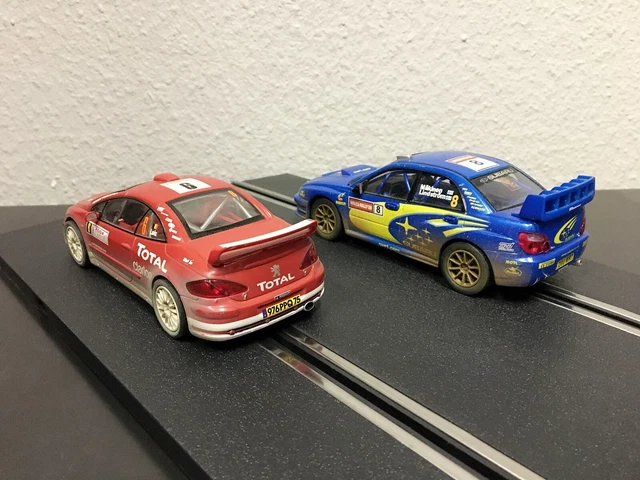 CARRERA EVOLUTION 25734 Subaru Impreza WRC Rally + 25732 Peugeot 307 ...