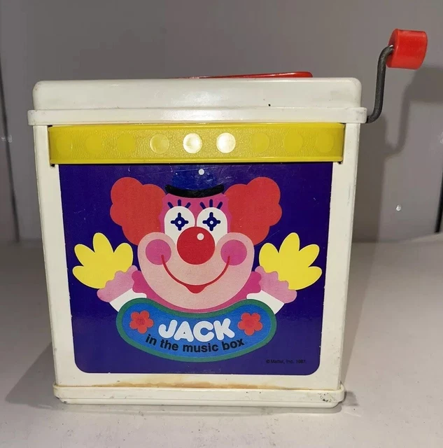 RARE MATTEL JACK IN THE MUSIC BOX Clown VINTAGE 1987 PARTS ONLY £7.11 ...