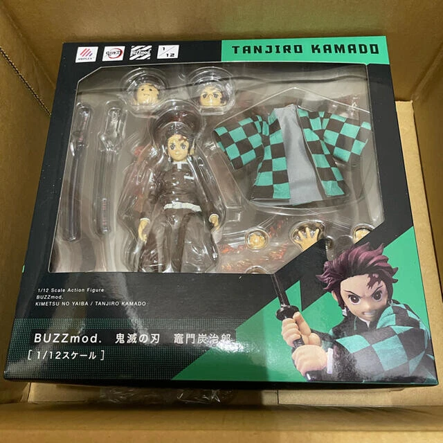 BUZZMOD DEMON SLAYER Kimetsu Tanjiro Kamado figure 1/12 ANIPLEX Japan ...