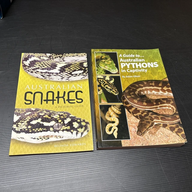 GUIDE TO AUSTRALIAN Pythons in Captivity by Adam Elliott + Snake Book ...