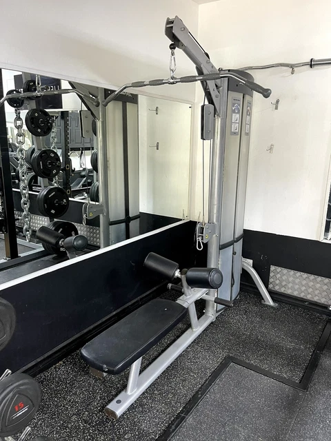 LIFE FITNESS OPTIMA Series Lat Pulldown / Seated Low Row Machine 2-In-1 ...