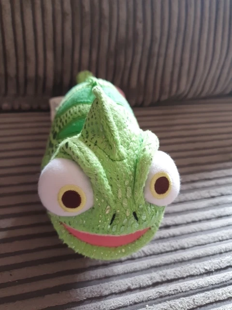 DISNEY STORE TANGLED Rapunzel Movie Chameleon Pascal Plush Soft Toy, 9 ...
