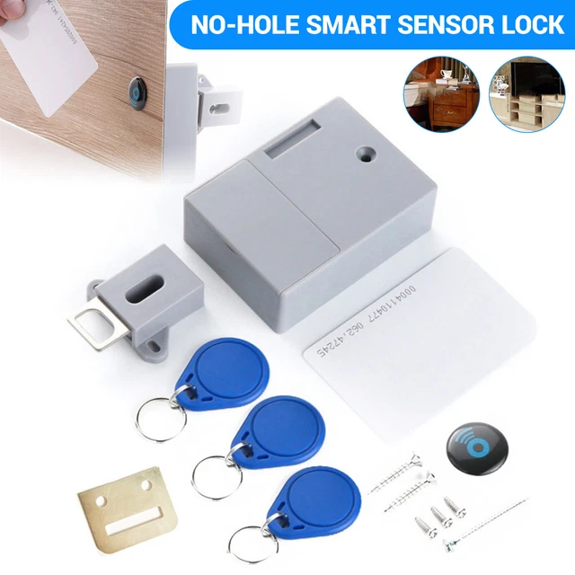 INTELLIGENT ELECTRONIC LOCKS Invisible Sensor Cabinet Lock Digital ...