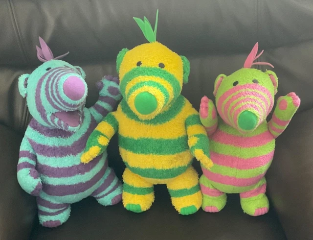 FISHER PRICE THE Fimbles Large Florrie, Fimbo & Baby Pom Soft Toys /5 £ ...