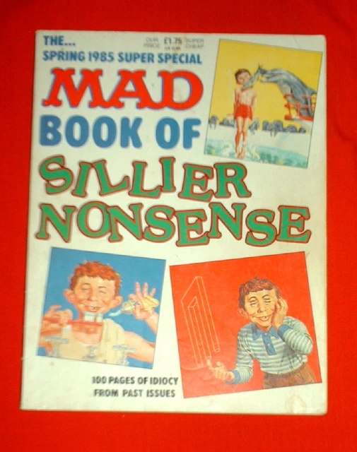 MAD MAGAZINE UK Edition Spring 1985 Super Special Sillier Nonsense Very ...