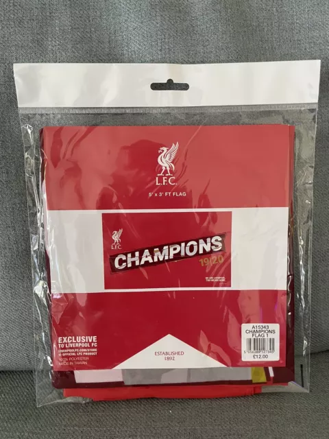 New Liverpool Fc Official Lfc Premier League Champions 19 20 Flag