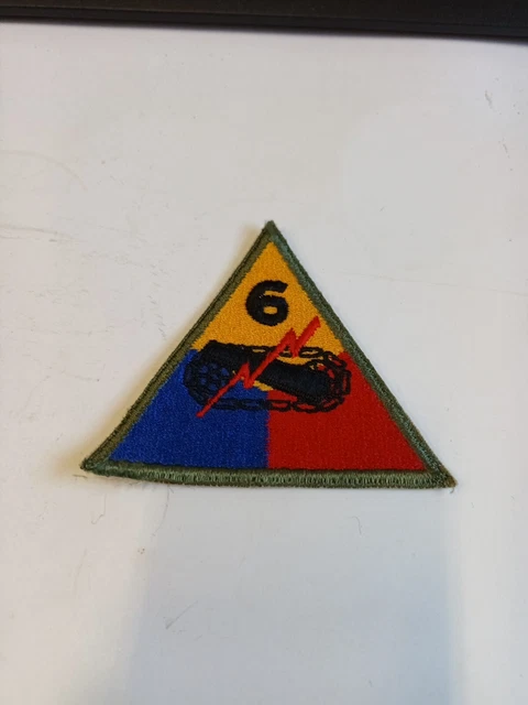 PATCH ARMEE US 6th ARMORED DIVISION ww2 original EUR 12,00 - PicClick FR