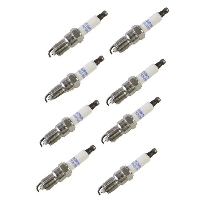 SET 8 GENUINE GM ACDelco Spark Plugs 41110 OEM # 12621258 Iridium $151. ...