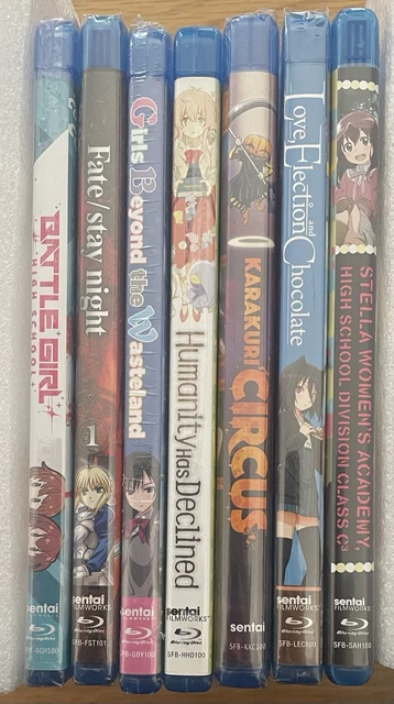 SENTAI FILMWORKS ANIME Blu Ray Bundle - Seven Titles Included £83.92 ...