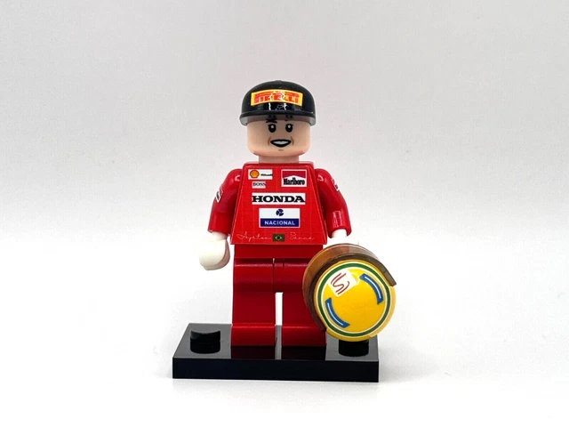 LEGO F1 FORMULA 1 Minifigure Racing Driver Ayrton Senna Mclaren Limited ...