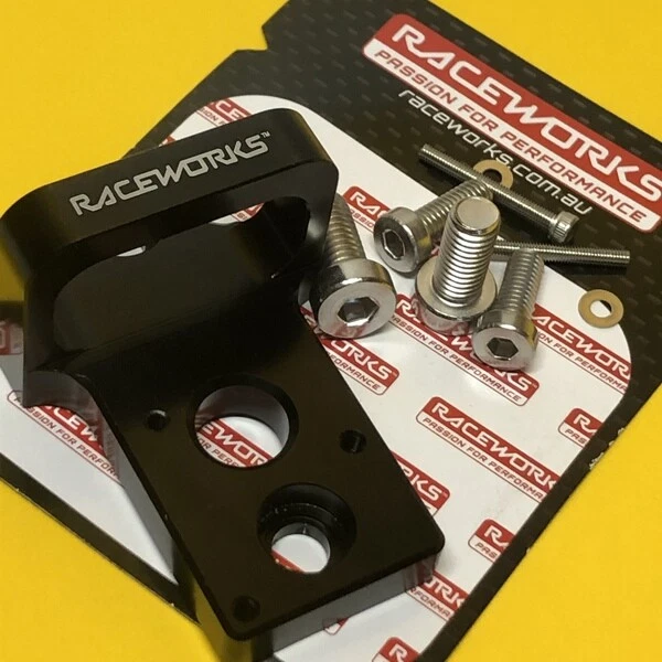 BOOST CONTROL SOLENOID 4 port mount Billet Aluminium Black bracket ALY ...