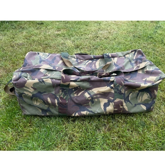 DUTCH MILITARY CAMO Deployment Holdall Bag Rucksack 80 Litre Army ...