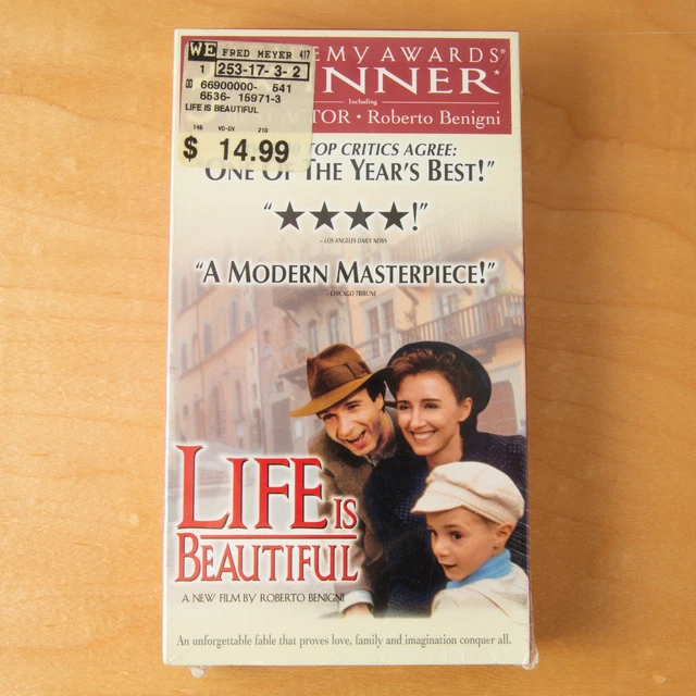 LIFE IS BEAUTIFUL - Miramax (VHS-1998) Benigni Video Tape Nerdhaven £7. ...