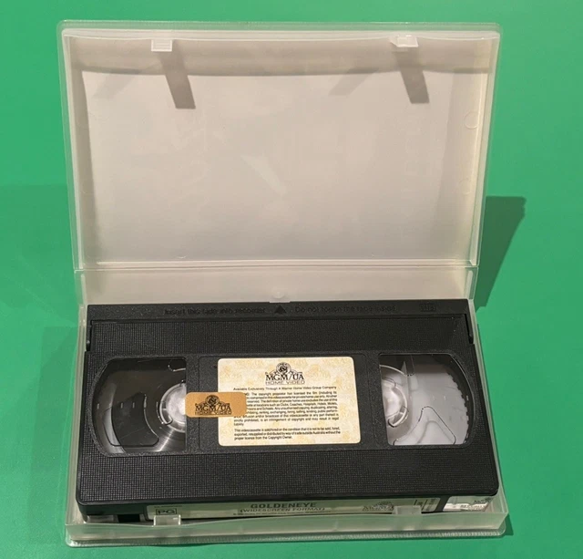 GOLDENEYE VHS 007 James Bond Widescreen Edition PAL Rare Aus Release ...
