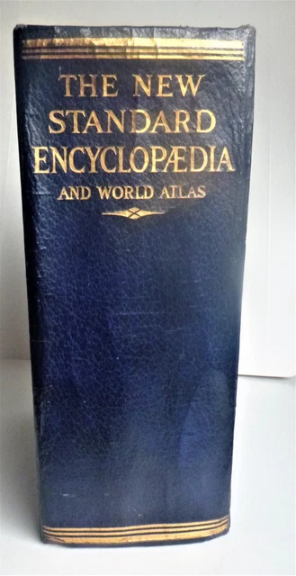 1932 EDITION OF The New Standard Encyclopaedia and World Atlas - Good ...