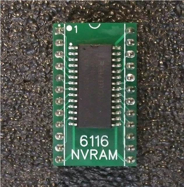 PINBALL 6116 NVRAM Module - Williams System 9-11, Data East V1, Bally 6803 $23.99 - PicClick CA