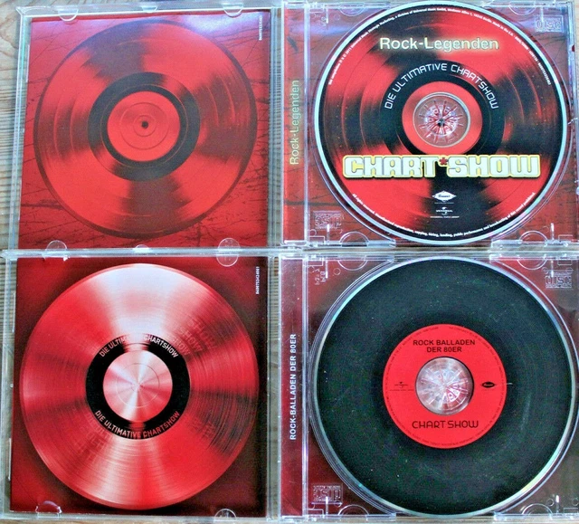 CHART*SHOW, ZWEI CDS Rock-Legenden + Rockballaden der 80er,Universal ...
