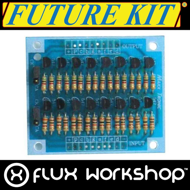 FUTURE KIT 7-SEGMENT Conducteur DIY Kit Anode Cathode Maxxtronic Flux ...