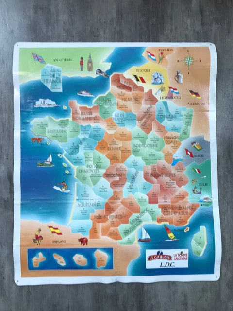 CARTE DE FRANCE LE GAULOIS - Magnets/départements EUR 6,00 - PicClick FR
