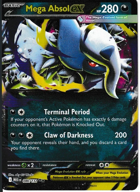 MEGA ABSOL EX Double Rare ME01: Mega Evolution 086/132 NM $3.00 ...