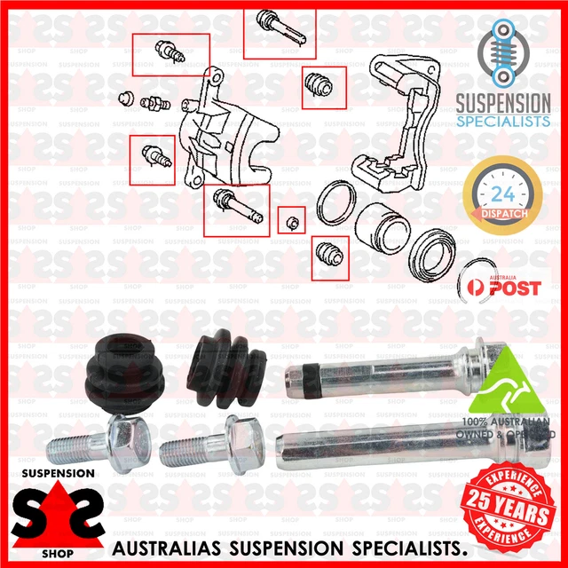 GUIDE BOLT, BRAKE Caliper Suit TOYOTA Alphard / Vellfire (_H2_) 2.4 (ANH20W, EUR 21,78 - PicClick FR