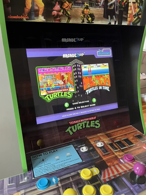 ARCADE1UP TEENAGE MUTANT Ninja Turtles Arcade Cabinet Machine with ...