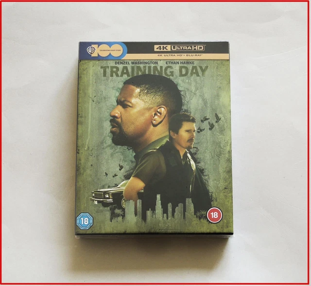 Training Day Premium Edition Uk 4k Ultra Hd Blu Ray Steelbook New