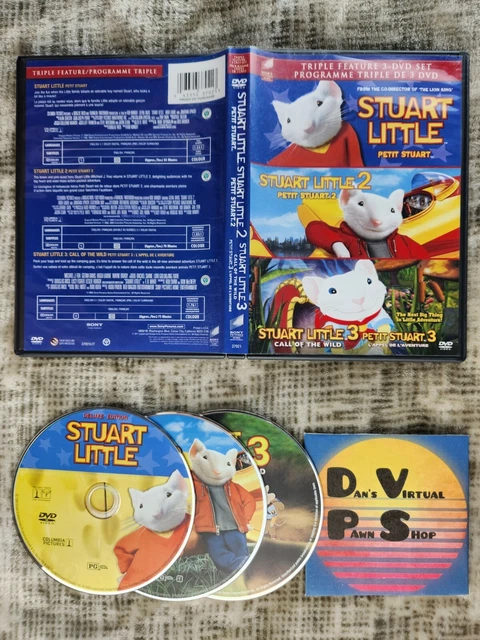 STUART LITTLE - Stuart Little 2 - Stuart Little 3 - Triple Feature DVD ...