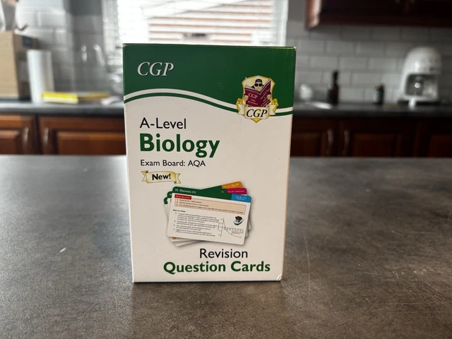 A-LEVEL BIOLOGY REVISION Cards AQA Flash Cards (CGP) £5.54 - PicClick UK