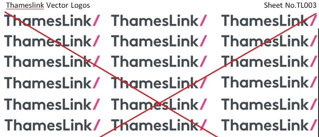 OO GAUGE WATERSLIDE Transfers - "Thameslink" Vector Logos for Class 700 ...