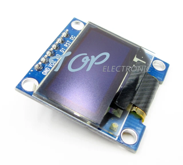 BLUE 0.96& SPI SSD1306 128X64 OLED LCD Display Module Arduino/STM32/AVR ...