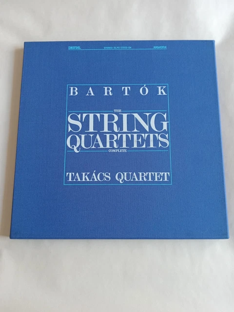 BARTOK -TAKACS QUARTET - Complete String Quartets- Hungarton -3x LP Box Set - NM £22.90 ...