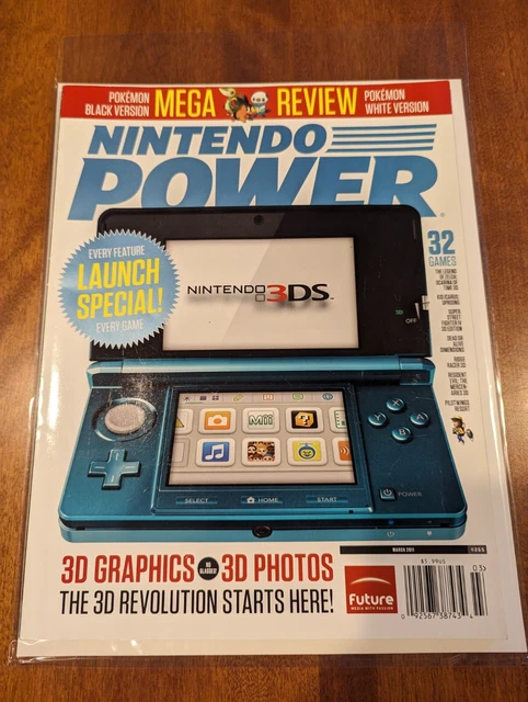 NINTENDO POWER MAGAZINE Vol 265 March 2011 3DS Launch w/ Poster £19.81 ...