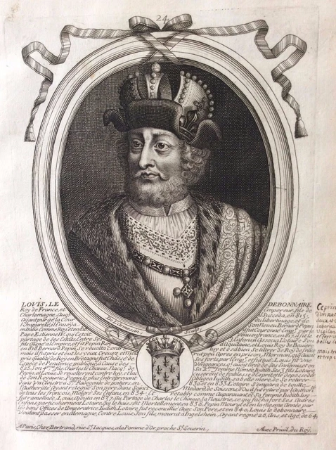 LOUIS I LE Pieux le Débonnaire Roi de France par Nicolas II de ...