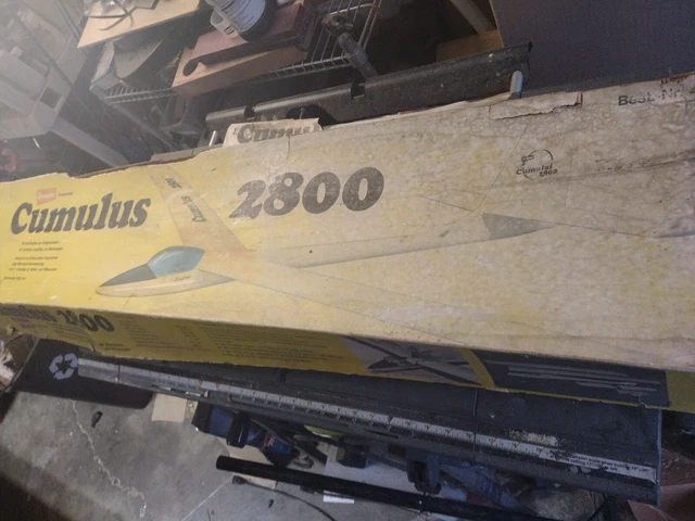 RARE GRAUPNER CUMULUS 2800 Rc Glider Airplane Sailplane Kit EUR 220,59 ...