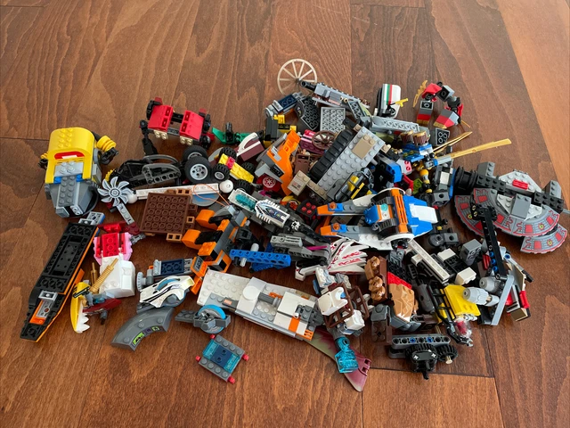 LEGO BULK BUILDING Bricks 3.25 lb Box INCOMPLETE BULK Ninjago TMNT Star ...