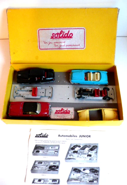 SOLIDO DÉMONTABLES Coffret Junior N°7 Années 50 Cadillac-Mercury État ...