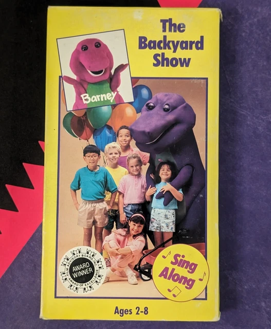 BARNEY: THE BACKYARD Show (1992) VHS - Rare Lyons White Tape - Songs ...